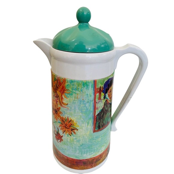 Oggi | Dining | Oggi Thermal Carafe Van Gogh Sunflowers Insulated Hot ...